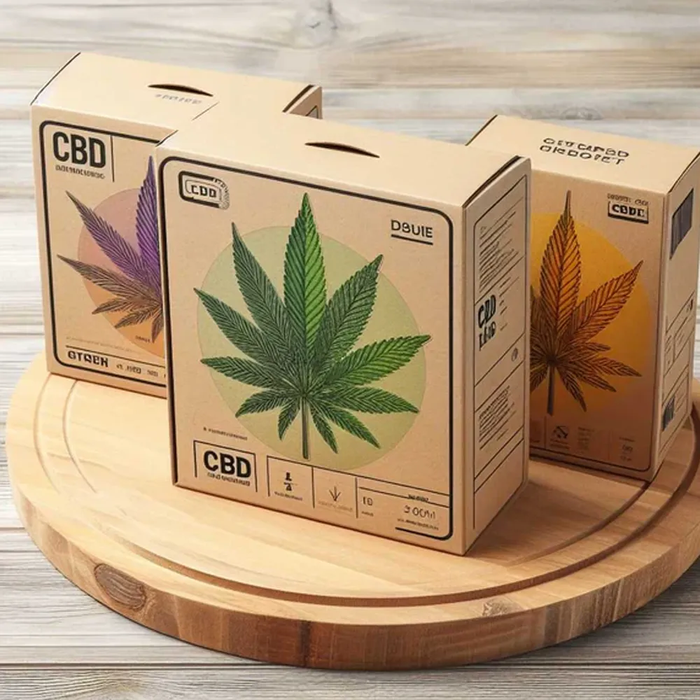 Custom Printed Cannabis Flower Packaging Boxes