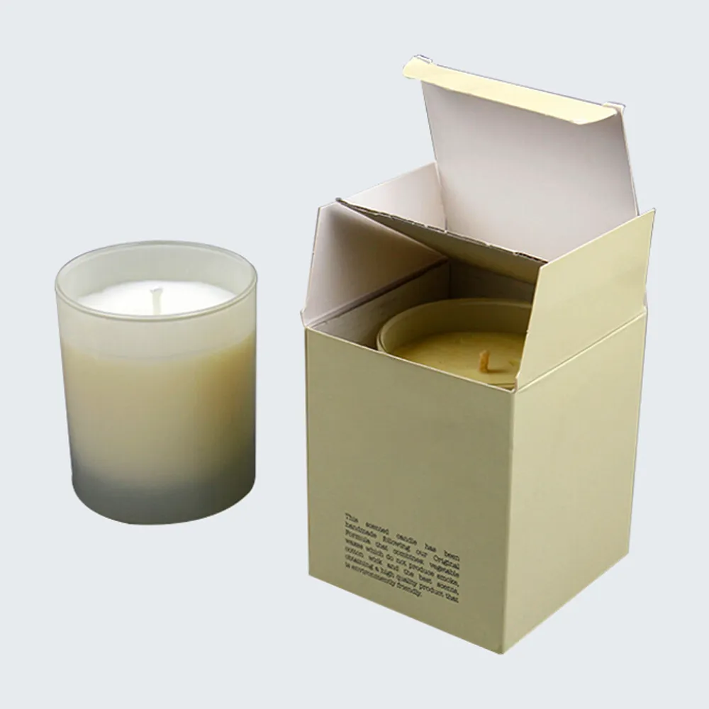 Custom Printed Cardboard Candle Packaging Boxes at Wholesale