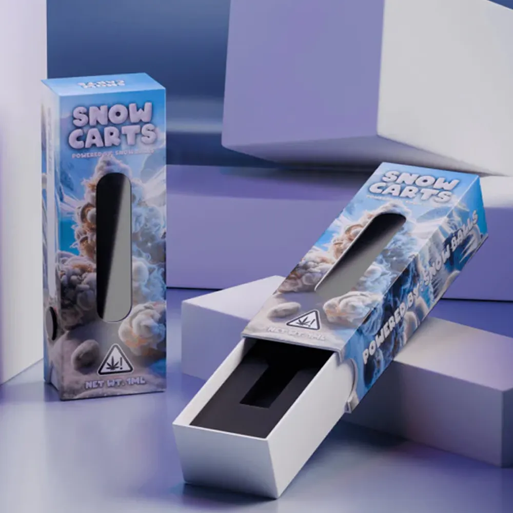 Custom Child Proof Vape Cartridge Packaging Boxes