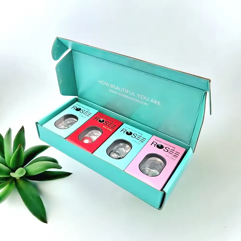 Custom Printed Contact Lens Packaging Boxes Wholesale