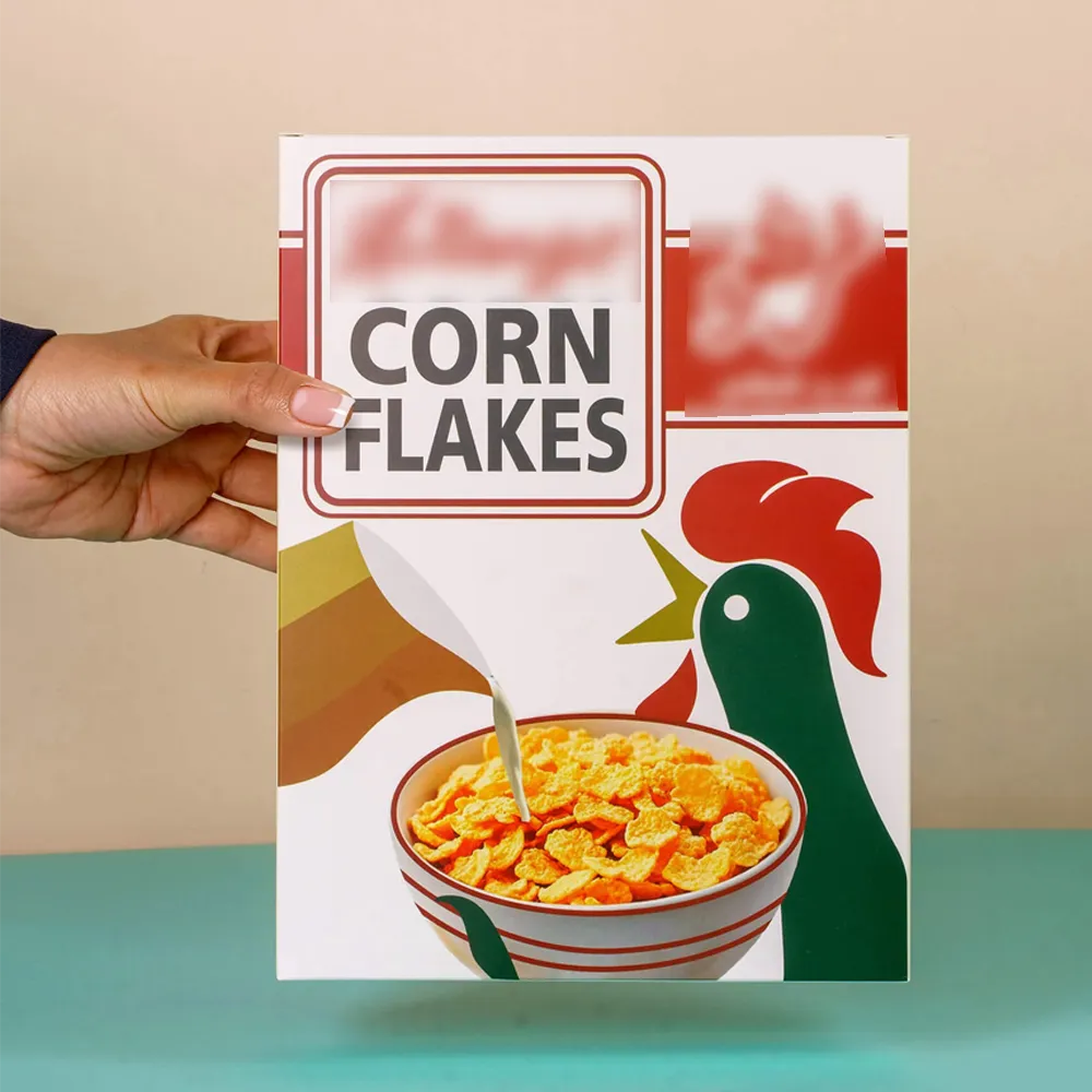 Custom Printed Cornflake Packaging Boxes at Wholesale