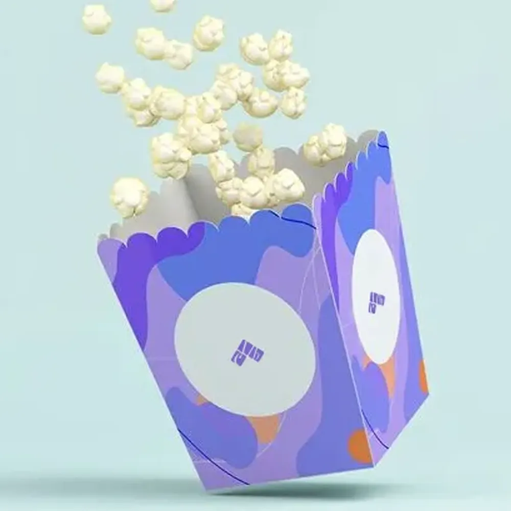 Custom Printed Popcorn Packaging Boxes in the UK