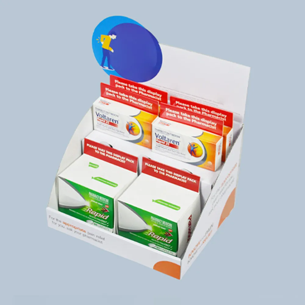 Custom Printed Health Counter Display Packaging Boxes