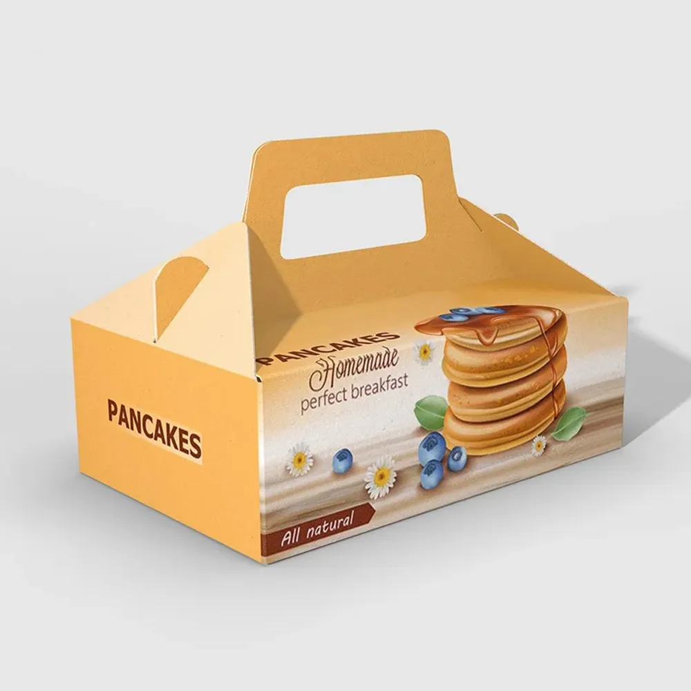 Custom Printed Pancake Packaging Boxes