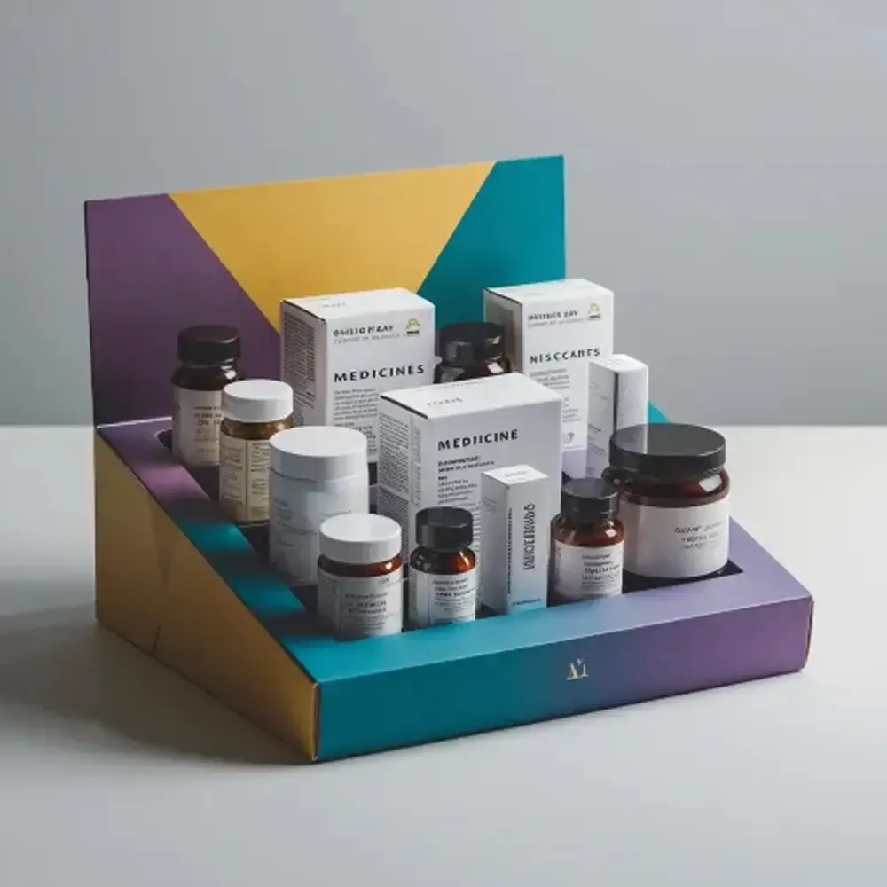 Custom Printed Pharmaceutical Display Packaging Boxes